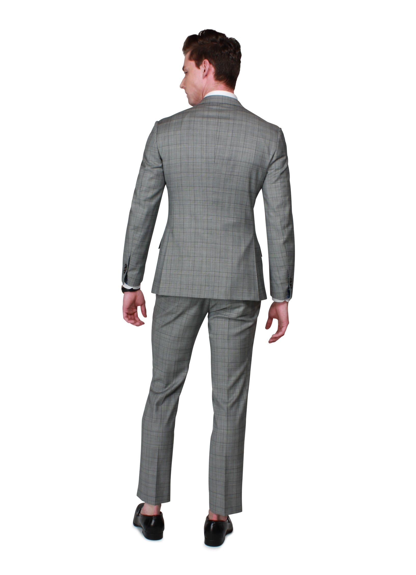 Oxford Grey Check Wool Suit – Zane Barläs